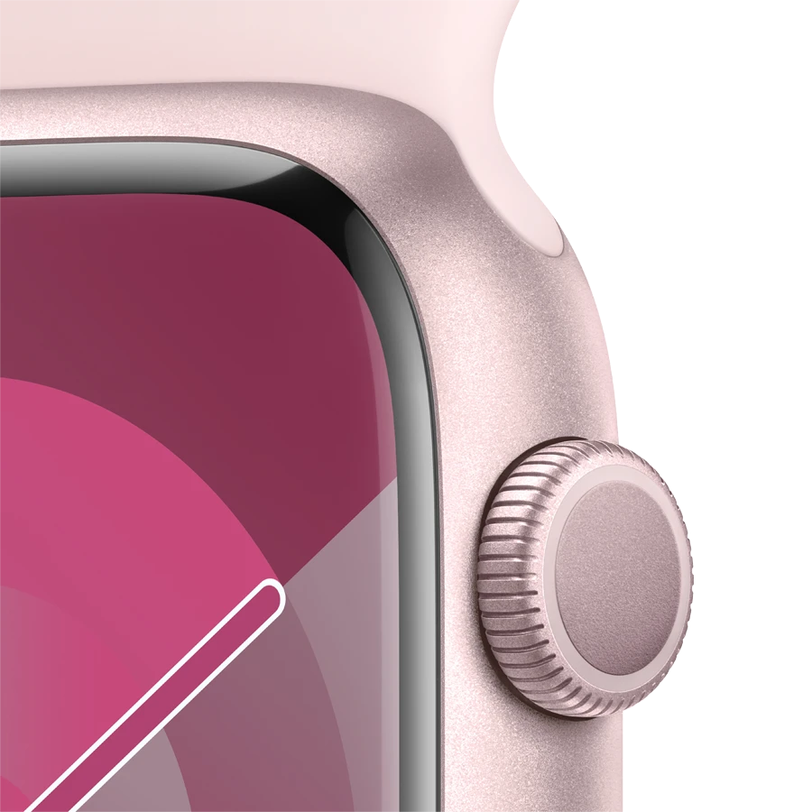 Buy Apple Watch Series 9 GPS, 45mm, Pink, Light Pink Sport Band, M/L